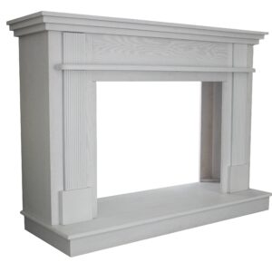 Ashley Hearth AG34MK-W White Mantel Kit for AGVF340 Stove