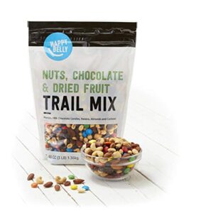 Amazon Brand - Happy Belly Nuts, Chocolate & Dried Fruit, Trail Mix, 3 pound (Pack of 1)