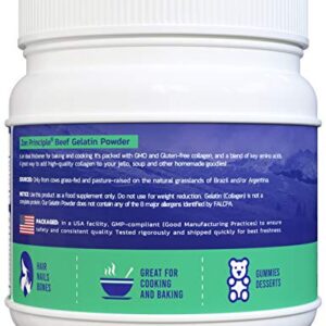 Grass-Fed Gelatin Powder, 1.5 lb. Custom Anti-Aging Protein for Healthy Hair, Skin, Joints & Nails. Paleo and Keto Friendly Cooking and Baking. Type 1 and 3 Collagen. GMO and Gluten Free. Unflavored.