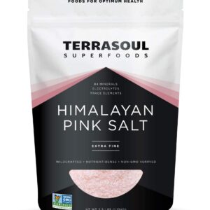 Terrasoul Superfoods Himalayan Pink Salt, 2.5 Lbs - Extra Fine | Trace Minerals