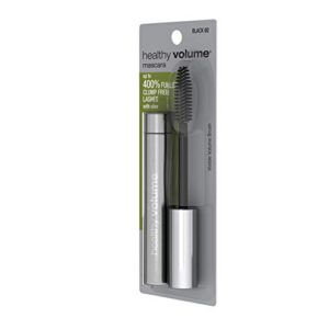 Neutrogena Healthy Volume Lash-Plumping Mascara, Volumizing and Conditioning Mascara with Olive Oil to Build Fuller Lashes, Clump-, Smudge- and Flake-Free, Black 02, 0.21 oz