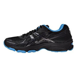 asics women's gel-vanisher, black/phantom/blue, 8 b us