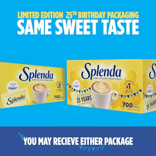 SPLENDA Zero Calorie Sweetener, 700 Count Packets