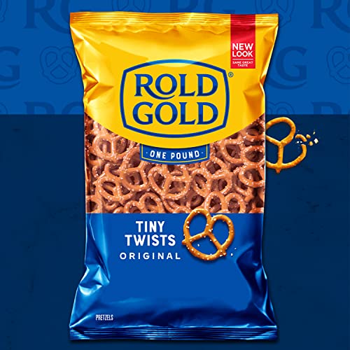 Rold Gold Pretzels, Tiny Twists, 1 Ounce (Pack of 40)