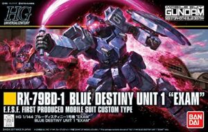 bandai hobby hguc 1/144 blue destiny unit1 exam ms gundam: the blue destiny model kit figure