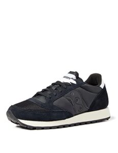 saucony originals womens jazz original vintage sneaker, black/black, 7 us