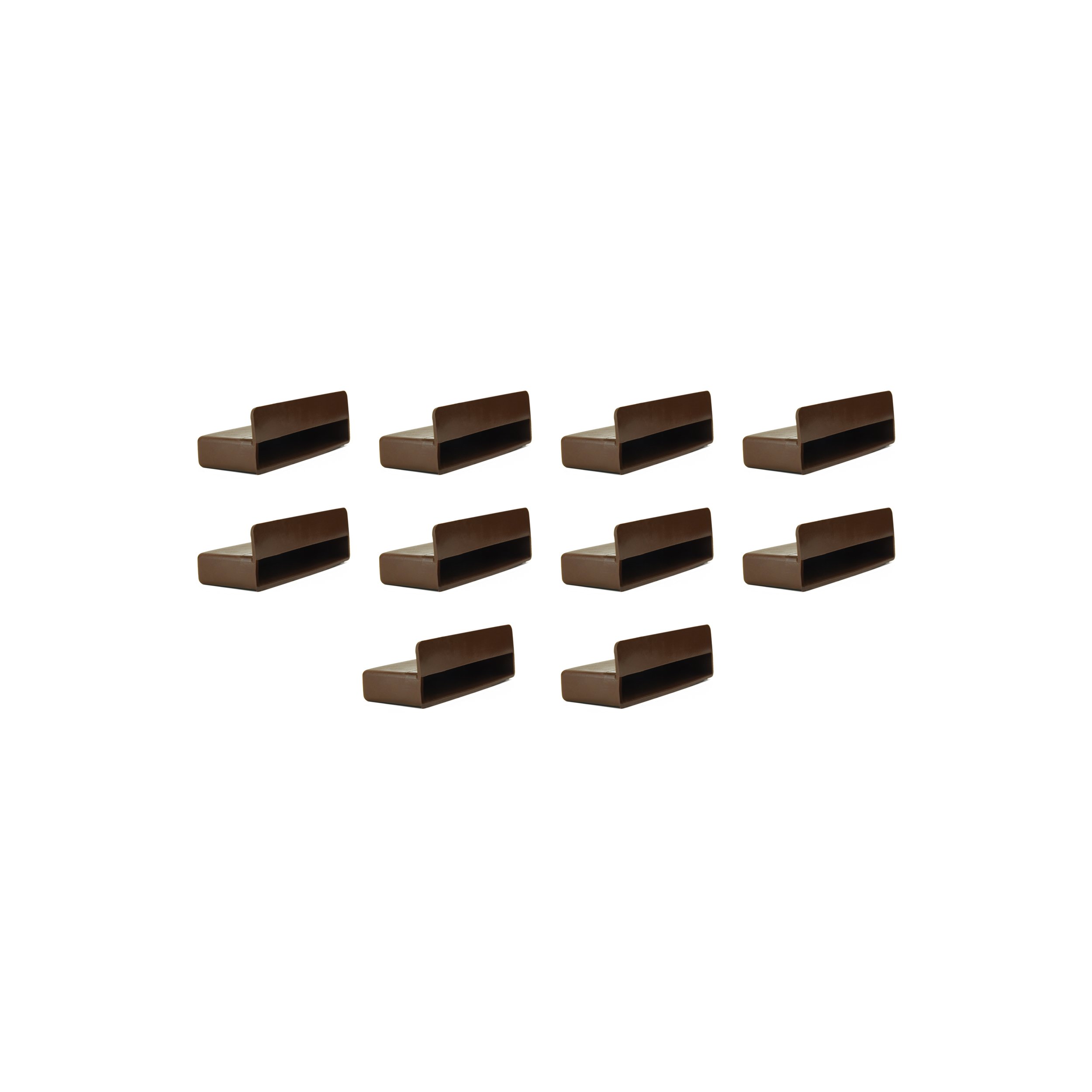 100mm Bed Slat Holders Caps for Wooden Frames, 35mm Deep (Pack of 10)