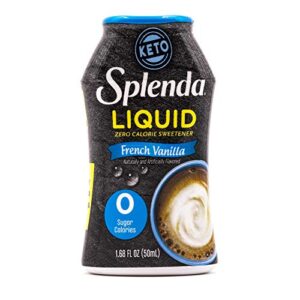 splenda liquid zero calorie liquid sweetener, original french vanilla, 1.68 fl oz