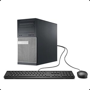 dell optiplex 790 high performance desktop computer minitower, intel core i5-2400 processor up to 3.4ghz, 8gb ram, 2tb hdd + 120gb ssd, dvd, wifi, windows 10 pro 64 bit (renewed)']