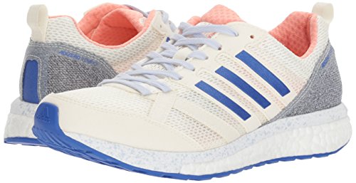 adidas Performance Women's Adizero Tempo 9 w, Hi-Res Orange/Hi-Res Blue/Legacy, 6 M US