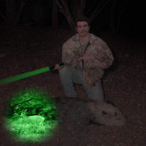 LUMENSHOOTER LS250 Varmint Hunting Light Kit, Green Red White All in One Predator Light for Coyote, Hog, Fox