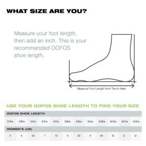 OOFOS OOmg Low Shoe, White & Black - Women’s Size 8 - Lightweight Recovery Footwear - Reduces Stress on Feet, Joints & Back - Machine Washable