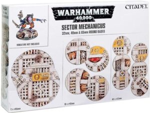 games workshop 99120199055 "sector mechanicus: industrial bases plastic kit