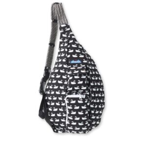 kavu rope bag, swan love, one size