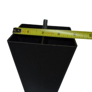 FR Black Plastic Pyramid Style 4.5 Inch Leg for Sofas and Recliners