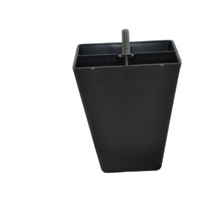 FR Black Plastic Pyramid Style 4.5 Inch Leg for Sofas and Recliners