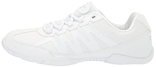 chassé Apex Cheerleading Shoes - White Cheer Shoes for Women (White, Size 7 Adult)