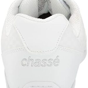 chassé Apex Cheerleading Shoes - White Cheer Shoes for Women (White, Size 7 Adult)