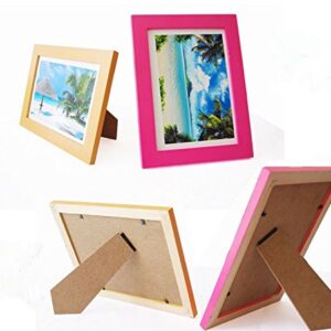 Leoyoubei 2-Pack Frame Photo Frame Desktop Or Wall Hanging Decoration,Display Size 4x6 Red