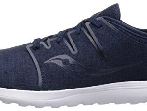 Saucony Women's Eros Lace Running Shoe, navy, 12 Medium US