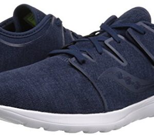 Saucony Women's Eros Lace Running Shoe, navy, 12 Medium US