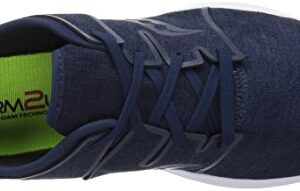 Saucony Women's Eros Lace Running Shoe, navy, 12 Medium US