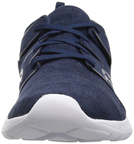 Saucony Women's Eros Lace Running Shoe, navy, 12 Medium US