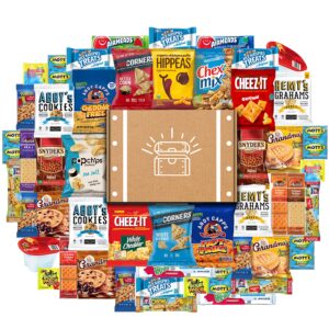 cookies, & chips ultimate snacks care package bulk variety pack bundle sampler (50 count)