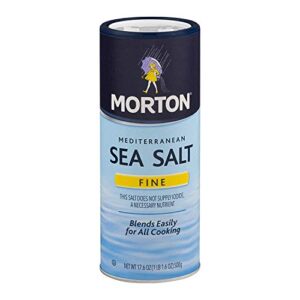 morton fine mediterranean sea salt 17.6 oz. (pack of 2)