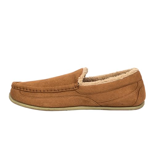 Deer Stags Men's Spun Slipper, Chestnut, 12 Wide