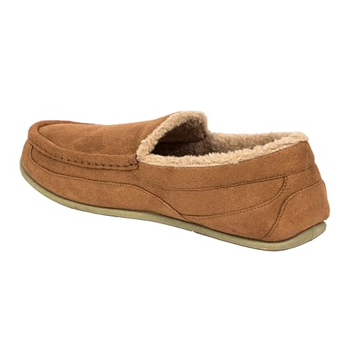 Deer Stags Men's Spun Slipper, Chestnut, 12 Wide