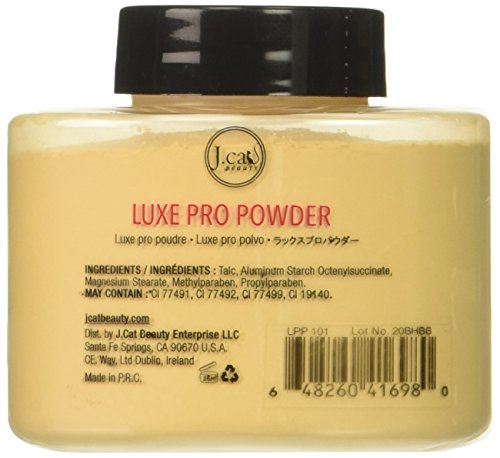 J.Cat Beauty Luxe Pro Powder, 1.5 Ounce - LPP101 Banana