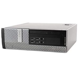 Dell Optiplex 9020 SFF Computer Desktop PC, Intel Core i5 Processor, 16 GB Ram, 1TB SSD, WiFi, Bluetooth 4.0, DVD-RW, Dual 19 inch LCD Monitors, Windows 10 Pro (Renewed)