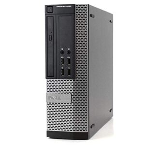 Dell Optiplex 9020 SFF Computer Desktop PC, Intel Core i5 Processor, 16 GB Ram, 1TB SSD, WiFi, Bluetooth 4.0, DVD-RW, Dual 19 inch LCD Monitors, Windows 10 Pro (Renewed)