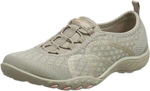 skechers women's low-top trainers, beige taupe, 39