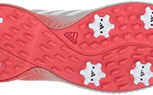 adidas Women's Response Bounce Golf Shoe, grey two ftwr white/real coral s, 8.5 Medium US