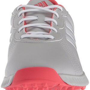 adidas Women's Response Bounce Golf Shoe, grey two ftwr white/real coral s, 8.5 Medium US