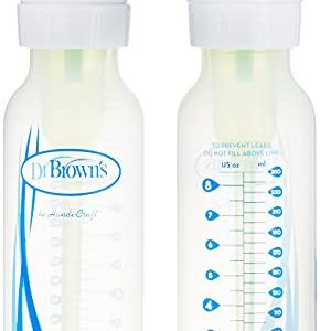 Dr. Brown's 8 Oz Options Narrow Bottles, 2-Pack