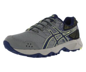 asics women's gel-sonoma 3, grey/blue/lime, 6 b(m) us