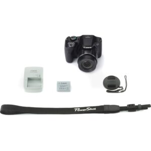 Canon Powershot SX540 Point & Shoot Digital Camera Bundle w/Tripod Hand Grip, 64GB SD Memory, Case and More