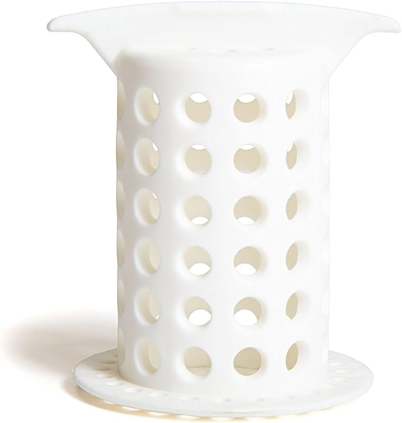 ShowerShroom The Revolutionary 2" Stand-Up Shower Stall Drain Protector Hair Catcher/Strainer, White