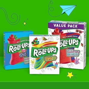 Fruit Roll-Ups Fruit Flavored Snacks, Variety Pack, Pouches, 10 ct (Pack of 10) ( packaging may vary )