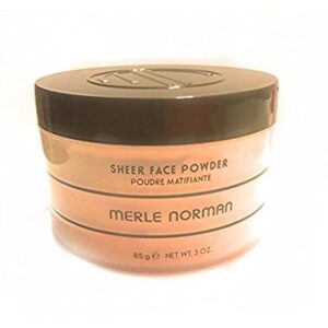 merle norman - sheer face powder - finishing powder - provides a matte finish