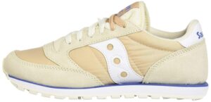 saucony women's jazz low pro running shoe, cream, 5