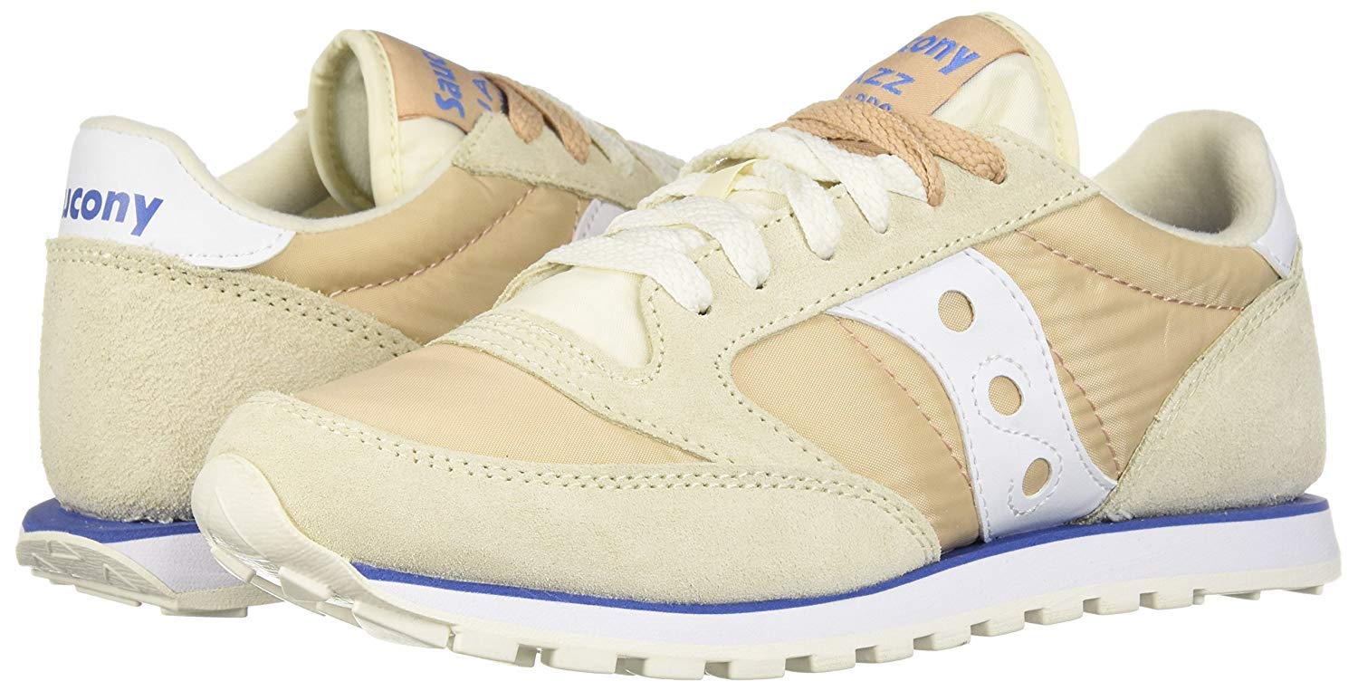 Saucony Women's Jazz Low Pro Running Shoe, Cream, 5