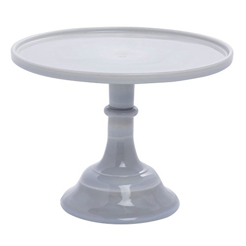 Mosser Glass Marble 10 Inch Cake Plate