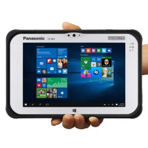 Panasonic Toughpad M1, FZ-M1, FZ-M1CEBEABM, Intel Core i5-4302Y @1.6GHz, 8GB, 128GB SSD, Wi-fi, Bluetooth, 4G LTE, Win 10 Pro, TPM 1.2, Camera, Webcam, 2D Barcode Laser (EA30), Bridge Battery