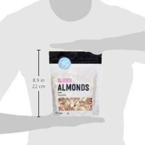 Amazon Brand - Happy Belly Sliced Almonds, 12 ounce (Pack of 1)