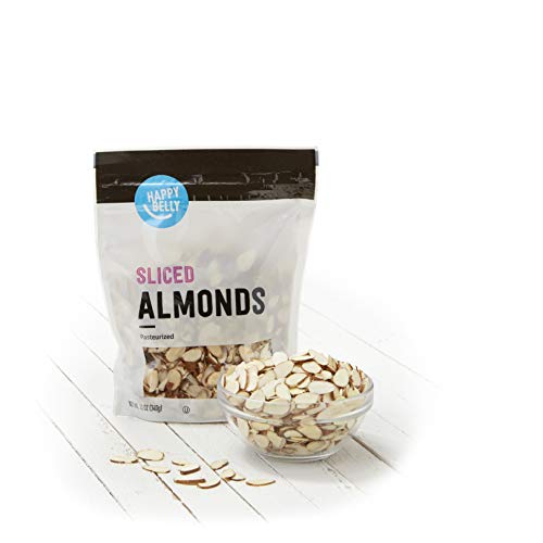 Amazon Brand - Happy Belly Sliced Almonds, 12 ounce (Pack of 1)