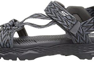 Skechers Performance Women's Go Walk Outdoors-Runyon Sport Sandal, charcoal, 7 M US